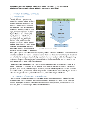 Fillable Online The Chesapeake Bay Program's Phase 6 Watershed Model ...