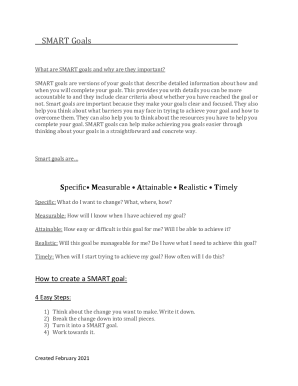 Fillable Online How to write SMART goals (and why they matter) - Asana ...