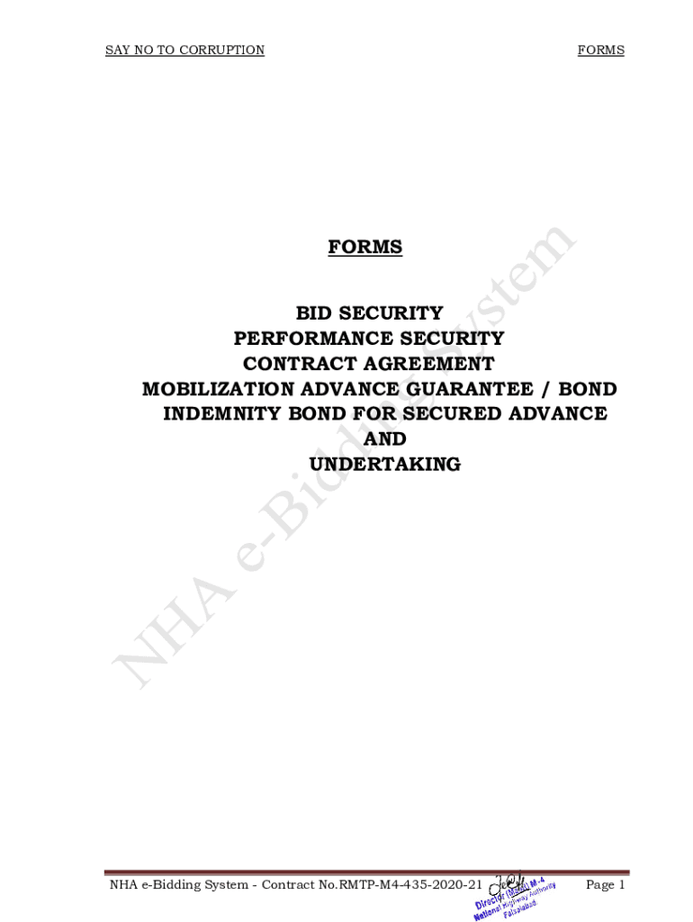 Fillable Online BID SECURITY Fax Email Print - pdfFiller