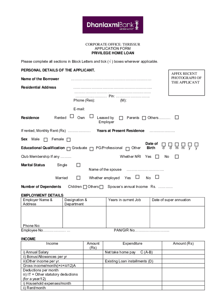 Fillable Online Sbi Home Loan Application Form In Word Format - Fill Online ... Fax Email Print ...