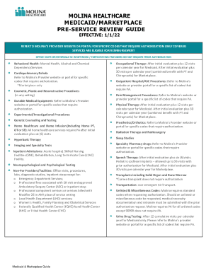 Fillable Online MOLINA HEALTHCARE - Passport Health Plan Fax Email ...