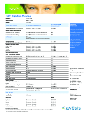 Fillable Online ICON Injection Molding Fax Email Print - pdfFiller