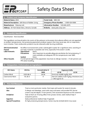 Fillable Online TECHNICAL DATA SHEET SOFT NATURAL RUBBER LINING Fax Email Print - pdfFiller