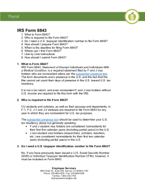 Fillable Online How to Complete Tax Form 8843: No Income Fax Email ...