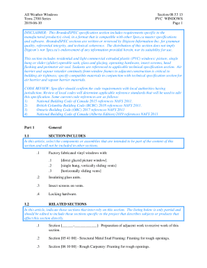 Fillable Online Great Value Terra 2700 PVC Window - All Weather Windows ...