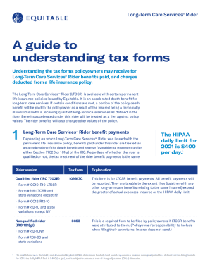 Fillable Online A guide to understanding tax forms - Equitable Fax ...