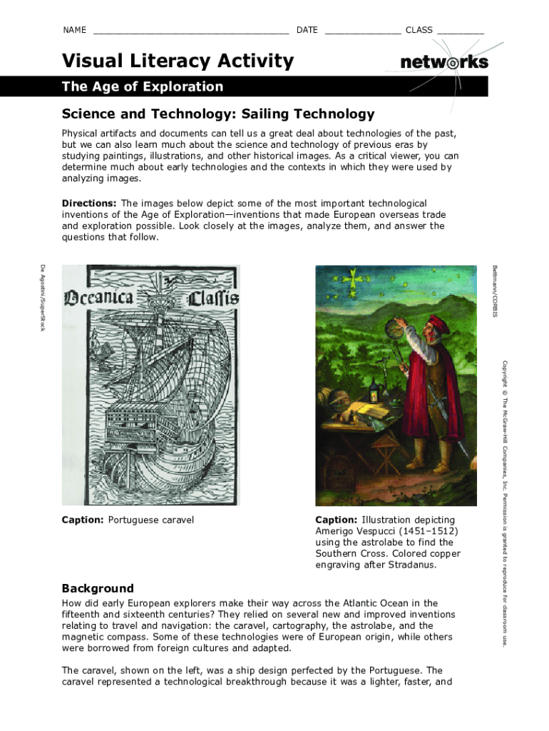 Fillable Online Visual Literacy Activity The Age Of Exploration Answer Fillable Online Visual Literacy Activity The Age Of Exploration Answer