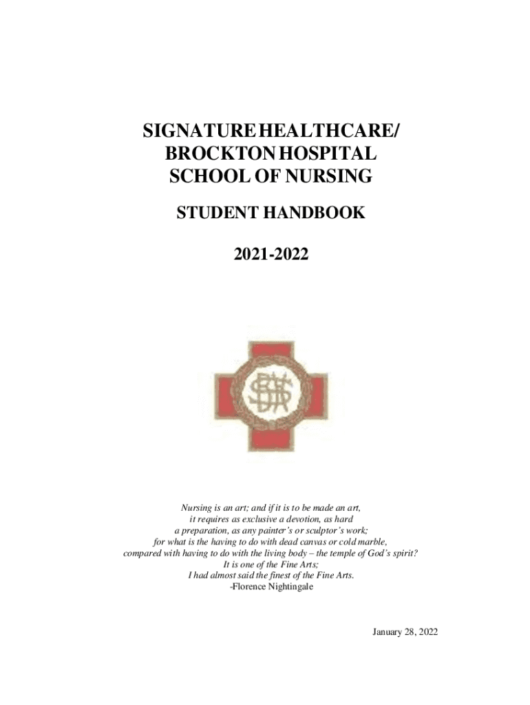 Fillable Online Brockton Hospital School of Nursing Constructing New ...