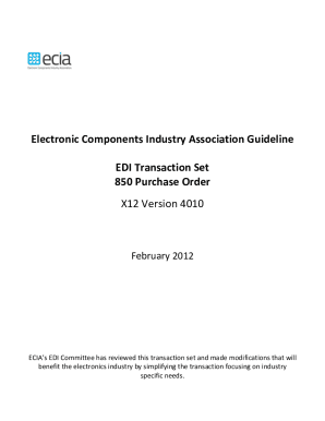 Fillable Online All you need to know about EDI ANSI X12 Transaction Set ...