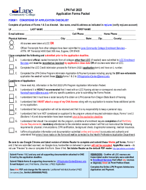 Fillable Online 2022 Fall LPN Forms packet 1 & 2 FILLABLE Fax Email ...