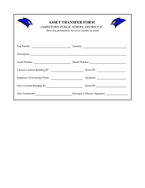 Fillable Online Asset Transfer Form Fax Email Print - pdfFiller