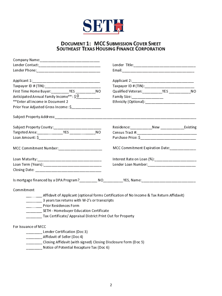 Fillable Online WHEDA Tax Advantage - Reservation Package Checklist Fax ...