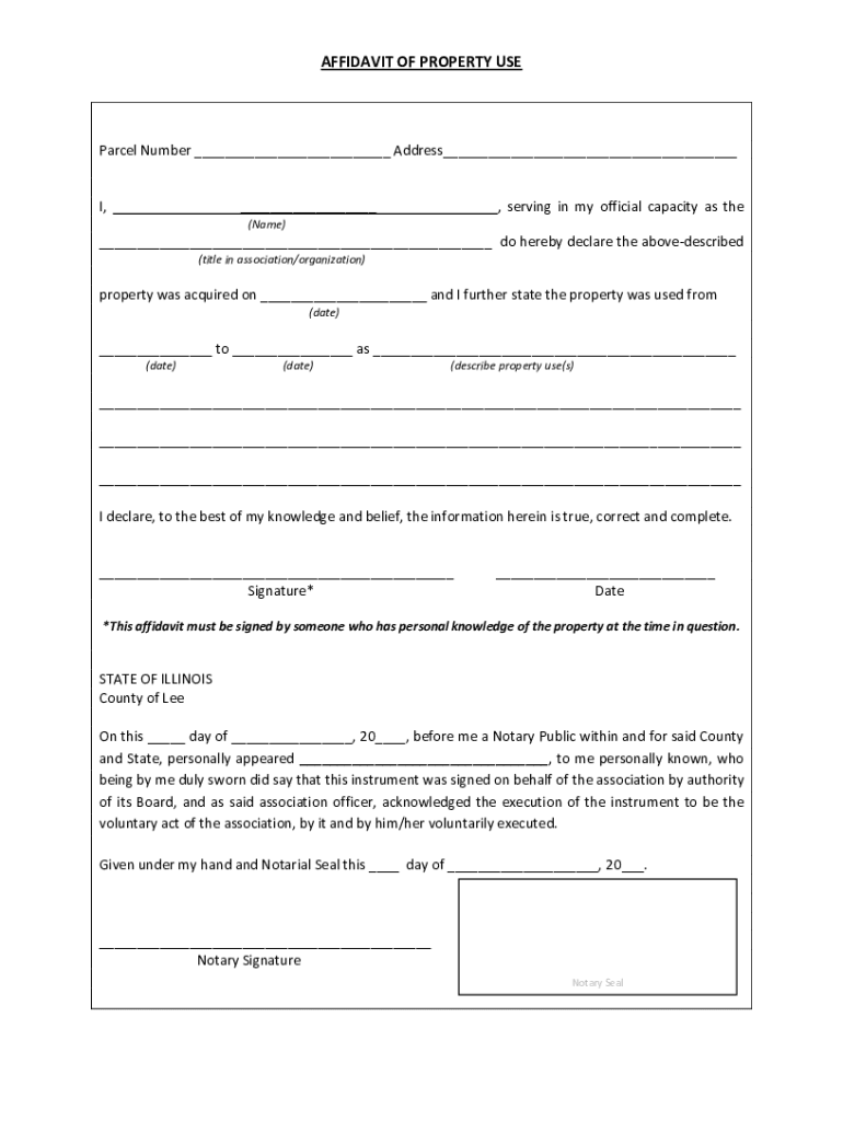 Fillable Online Affidavit of Real Property for a Manufactured Home Fax ...