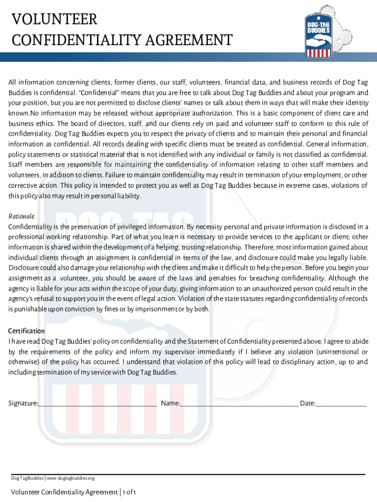 Fillable Online confidentiality and non-disclosure agreement ...