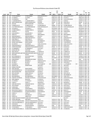 Fillable Online Business Licenses and Special Licenses - City of ...