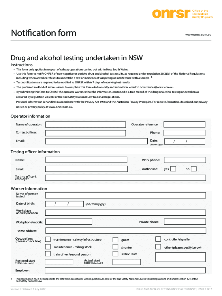 Fillable Online Forms and templates - ONRSR Fax Email Print - pdfFiller