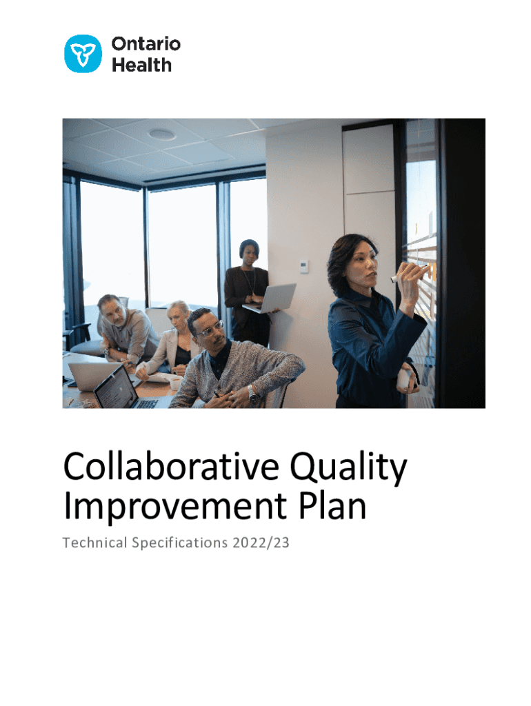 Fillable Online Collaborative Quality Improvement Plan Fax Email Print ...