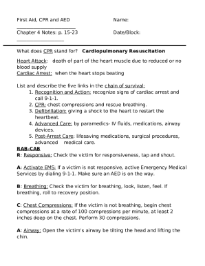 What Does CPR Stand For And Why Is It Important Doc Template | pdfFiller