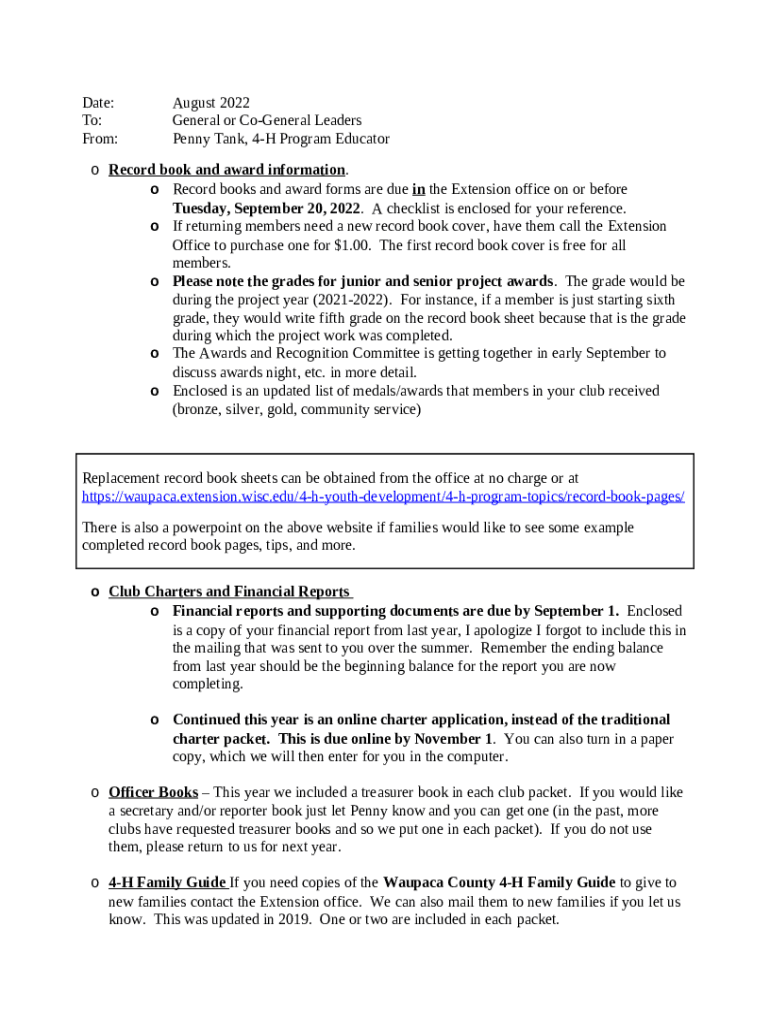 Resources / Record Books / s Doc Template | pdfFiller