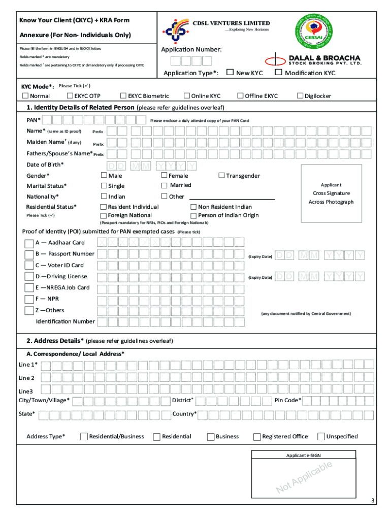 Fillable Online KYC Form - Individual.cdr Fax Email Print - pdfFiller