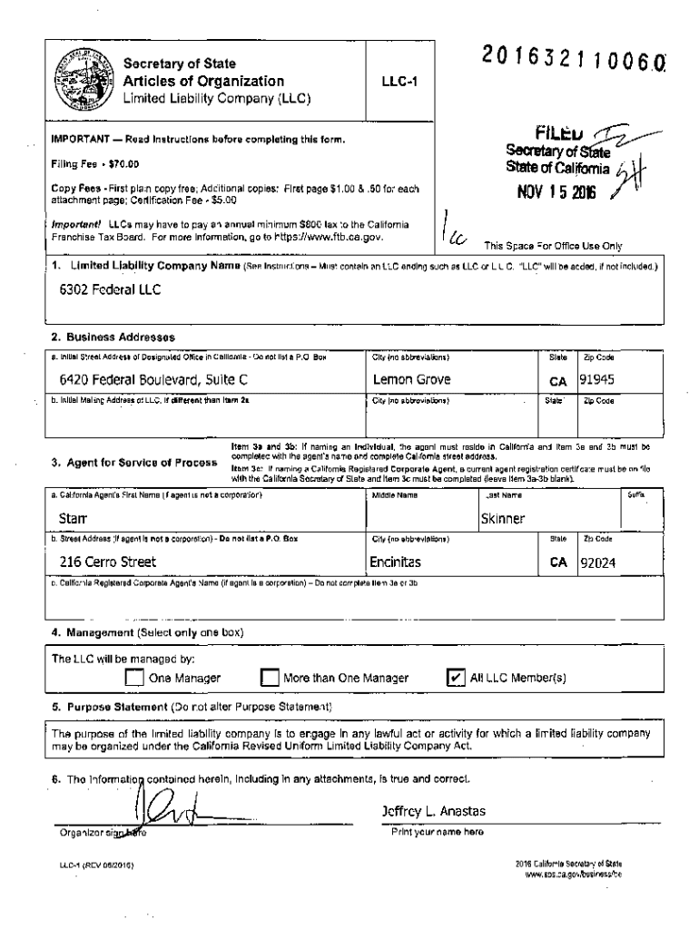 Fillable Online Statement of Information No Change (Form LLC-12NC) - CA ...