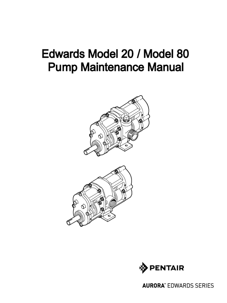 Fillable Online E2M80 Rotary Pump Major Service Kit Fax Email Print ...