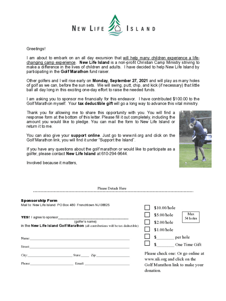 Fillable Online Youth CampsNew Life Island Fax Email Print - pdfFiller