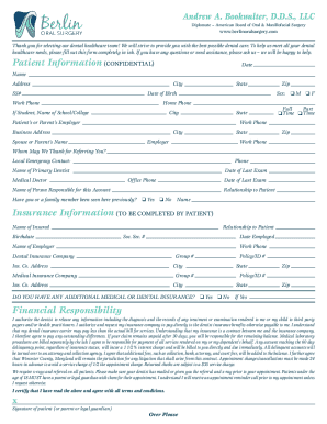 Fillable Online Personal Patient Info form Fax Email Print - pdfFiller