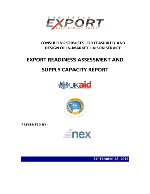 Fillable Online Ready. Set. Export! - Pt 1 - Assessing your company's ...