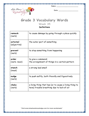 Fillable Online ransack verb - Definition, pictures, pronunciation and ...