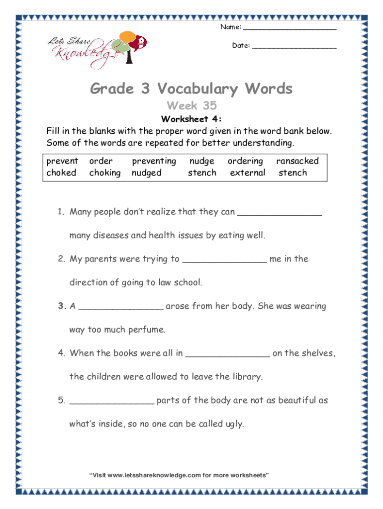 Fillable Online Vocabulary building workbook Fax Email Print - pdfFiller