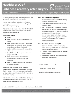 Fillable Online Enhanced Recovery After Surgery (ERAS) Outcomes in ...