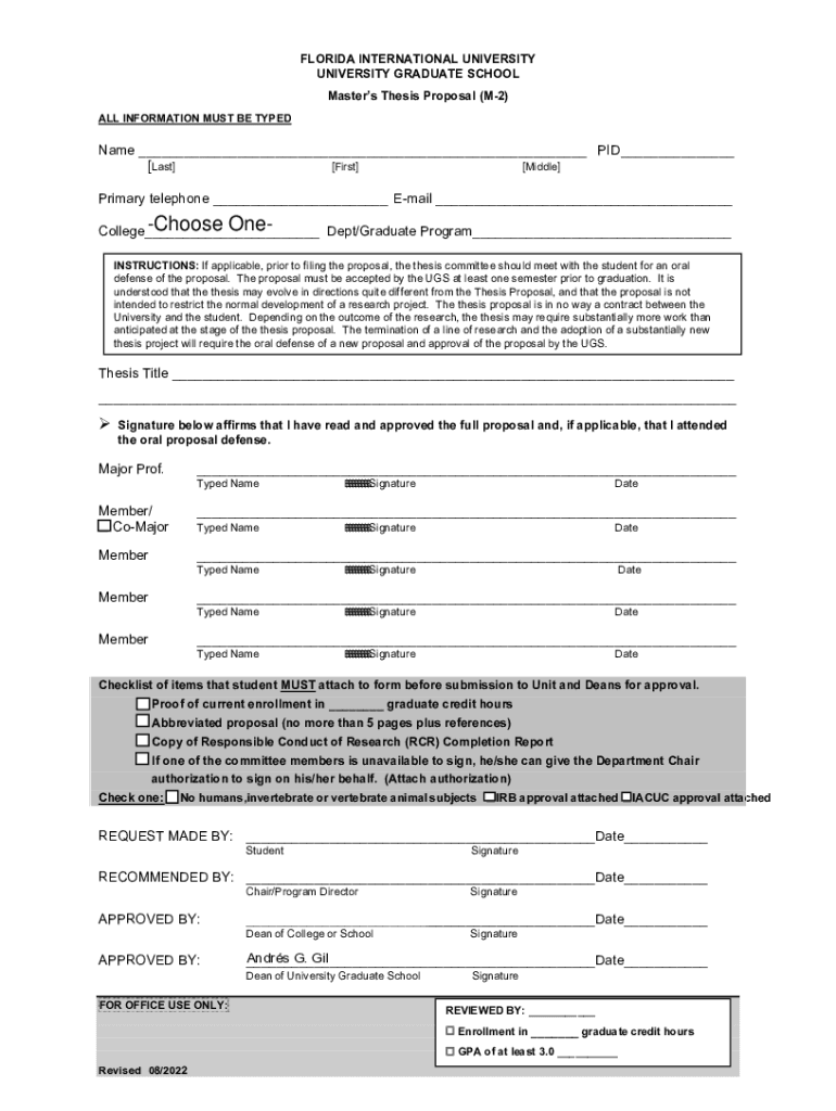 Fillable Online gradschool fiu Admission Letter, Final Transcript and ...