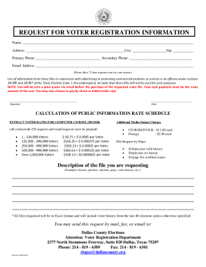 Fillable Online The National Voter Registration Act Of 1993 (NVRA) Fax ...