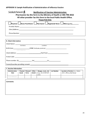 Fillable Online Guide for Vaccine Screening and Consent Form: Pharmacy ... Fax Email Print ...