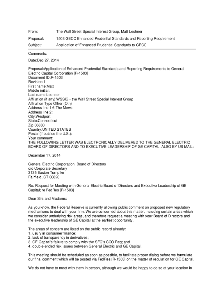 Fillable Online Application of Enhanced Prudential Standards and Reporting ... Fax Email Print ...