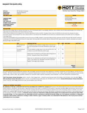 Fillable Online RFP ID #: Fax Email Print - pdfFiller