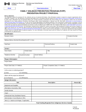 Fillable Online PAW 5664860 (2020-2021) FAMILY VIOLENCE PREVENTION ...