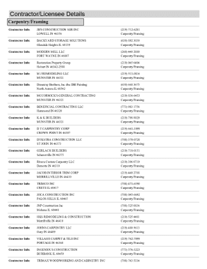 Fillable Online Contractor/Licensee Details Fax Email Print - pdfFiller