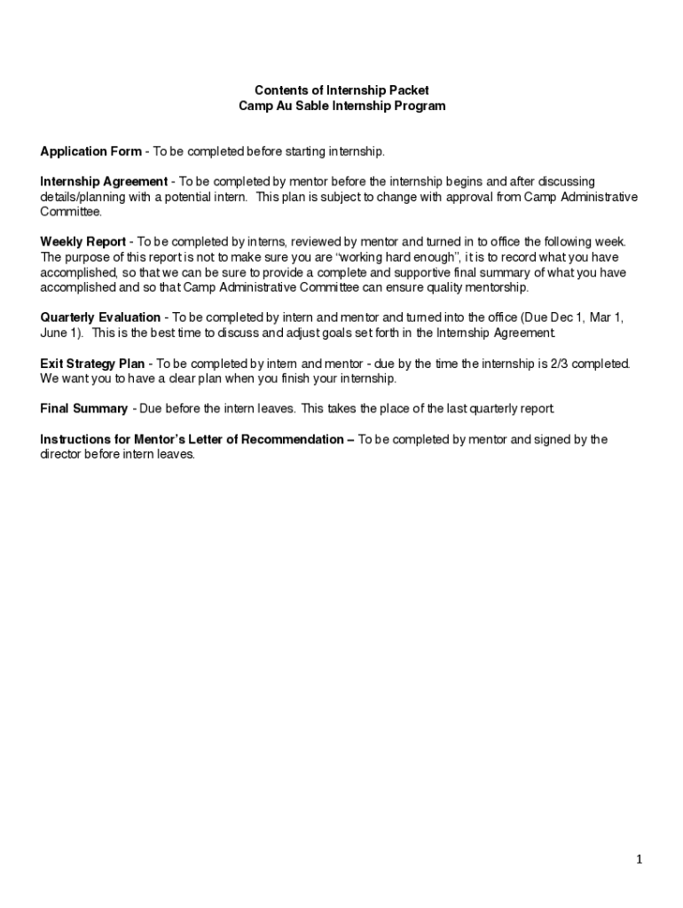 Fillable Online Signing an internship agreement with a pupil or a ...