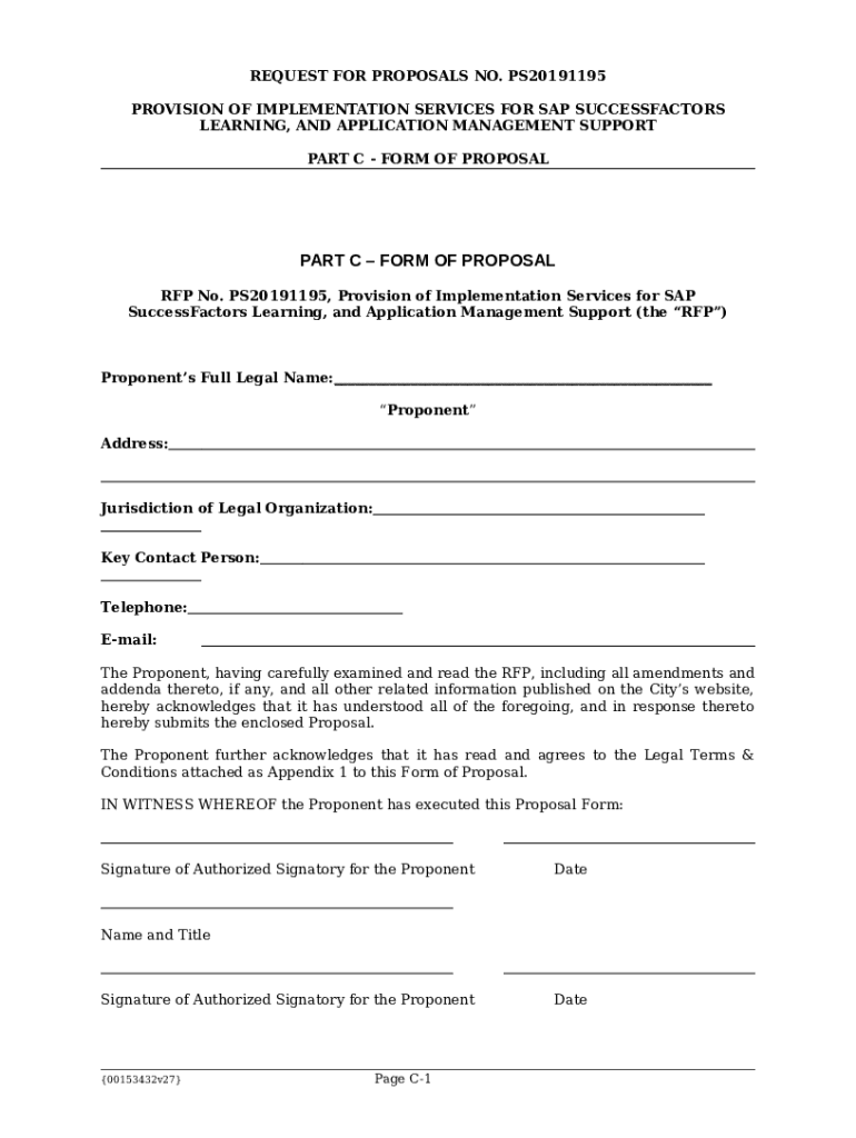 TEMPLATE - New All-Purpose Request for ... - City of Vancouver - bids ...