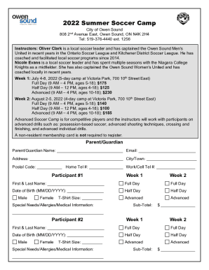 Fillable Online Owen Sound Tourism, Events and Attractions - Facebook Fax Email Print - pdfFiller