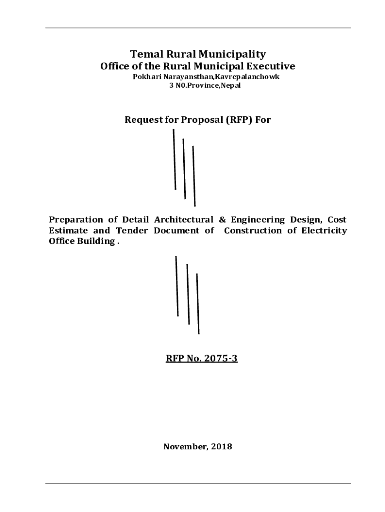 Fillable Online Estimate and Tender Document of Construction of ...