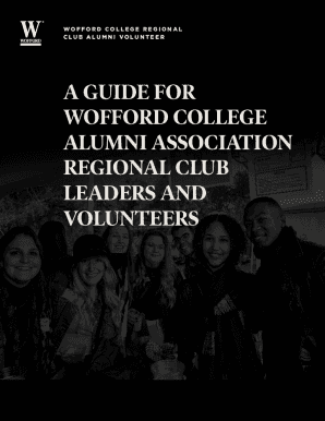 Fillable Online Alumni Service Awards - Wofford College Fax Email Print ...
