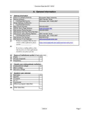Fillable Online Common Data Set University Of Pennsylvania Fax Email ...