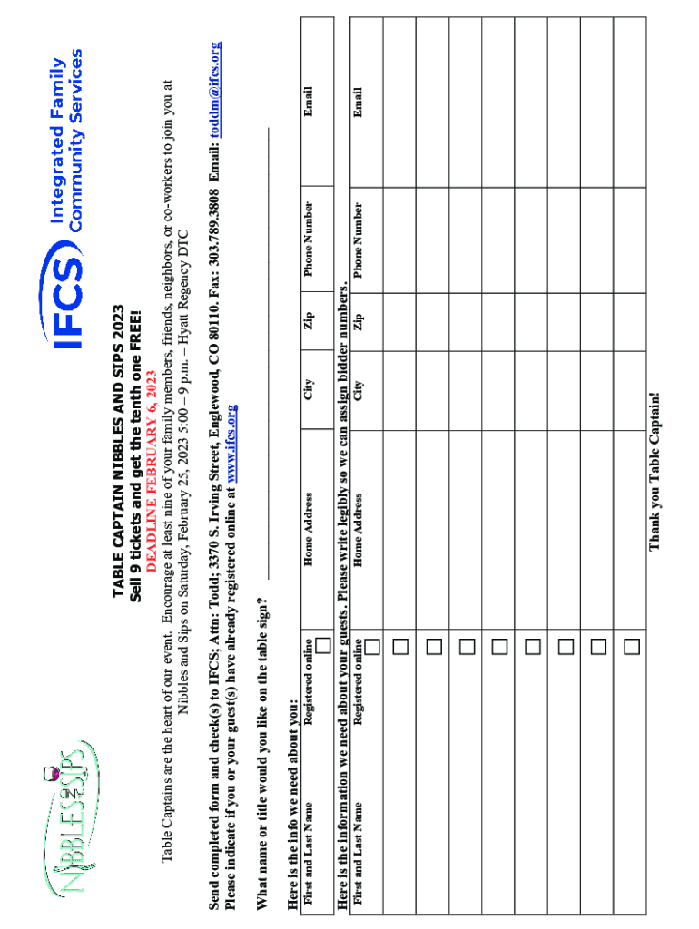 Fillable Online Integrated Family Community Services - IFCSEnglewood CO ...
