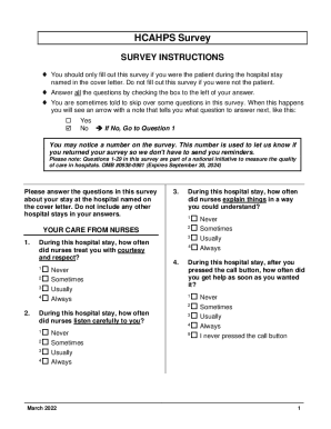 Fillable Online SURVEY INSTRUCTIONS You should only fill out this ...
