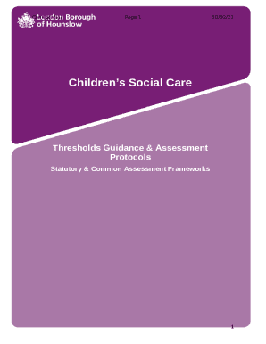 What does 'threshold criteria' mean?Child Protection Resource Doc ...