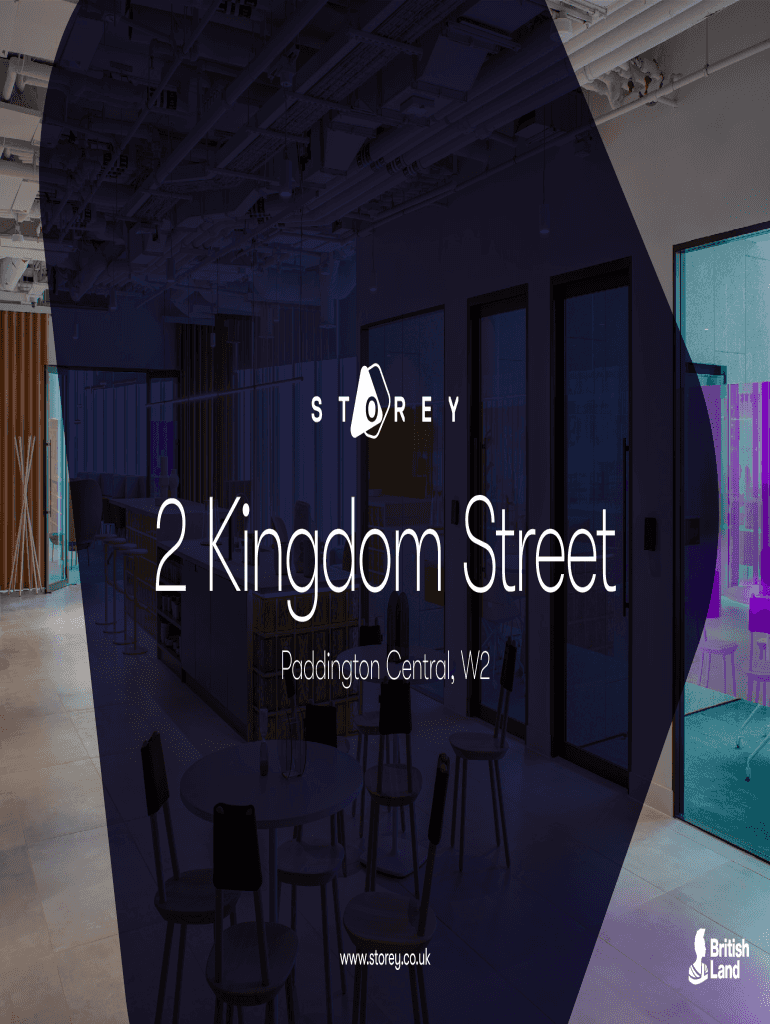 Fillable Online Storey - 2 Kingdom StreetRent Office Space with Hubble ...