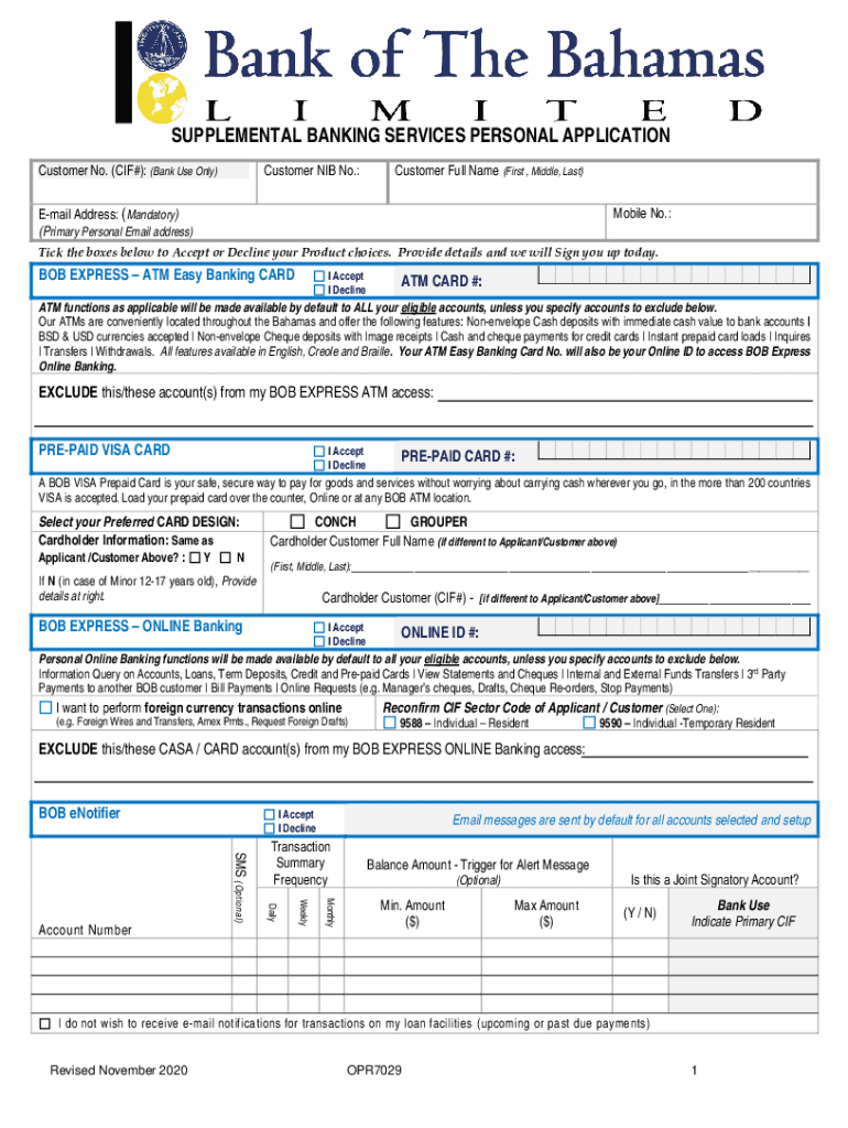 Fillable Online Application to Use Online Banking and Receive ...